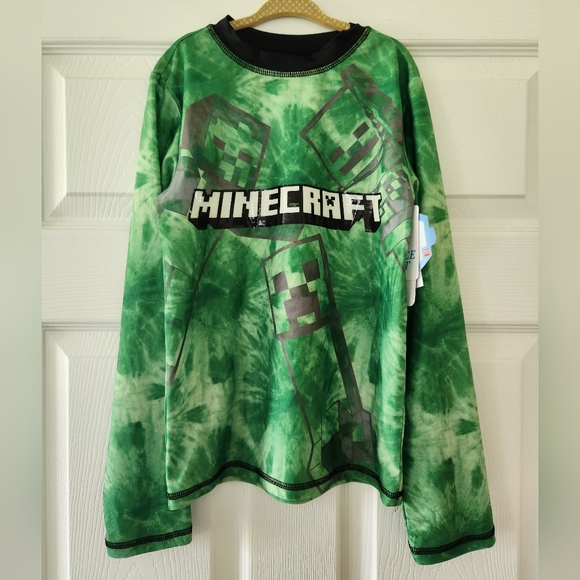 Minecraft | Swim | Nwt Minecraft Longsleeve Rashguard | Poshmark